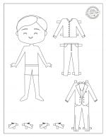 Free Dress Up Paper Dolls Coloring Pages | Kids Activities Blog