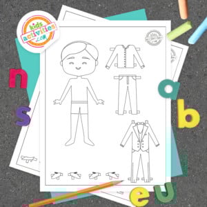 Free Dress Up Paper Dolls Coloring Pages | Kids Activities Blog