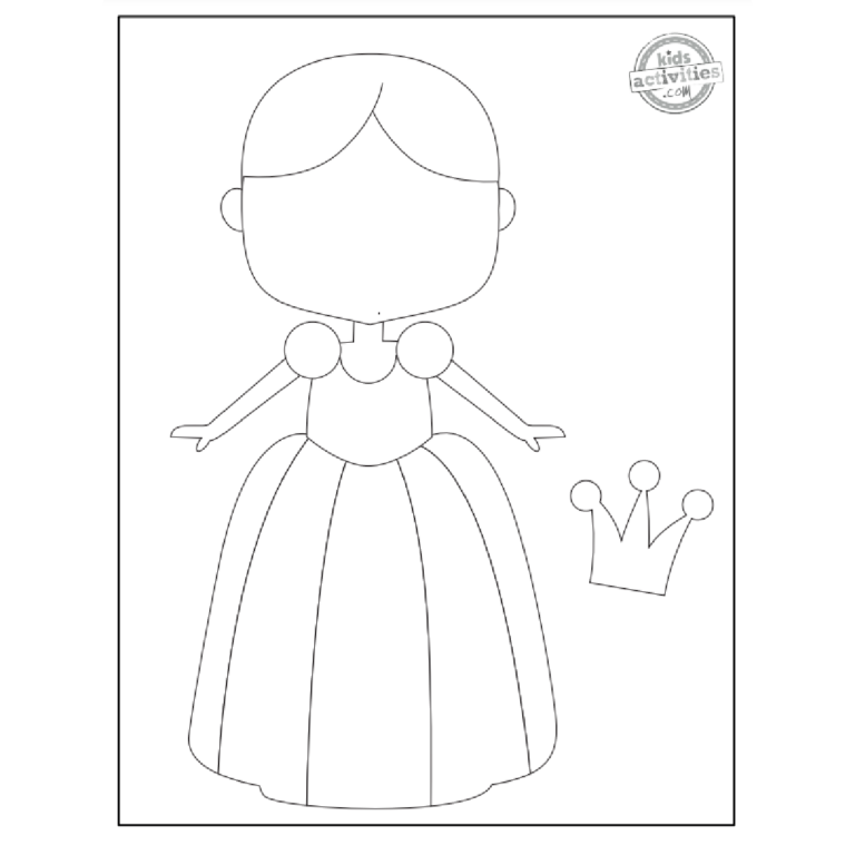 Free Printable Princess Paper Dolls for Royal Fun | Kids Activities Blog