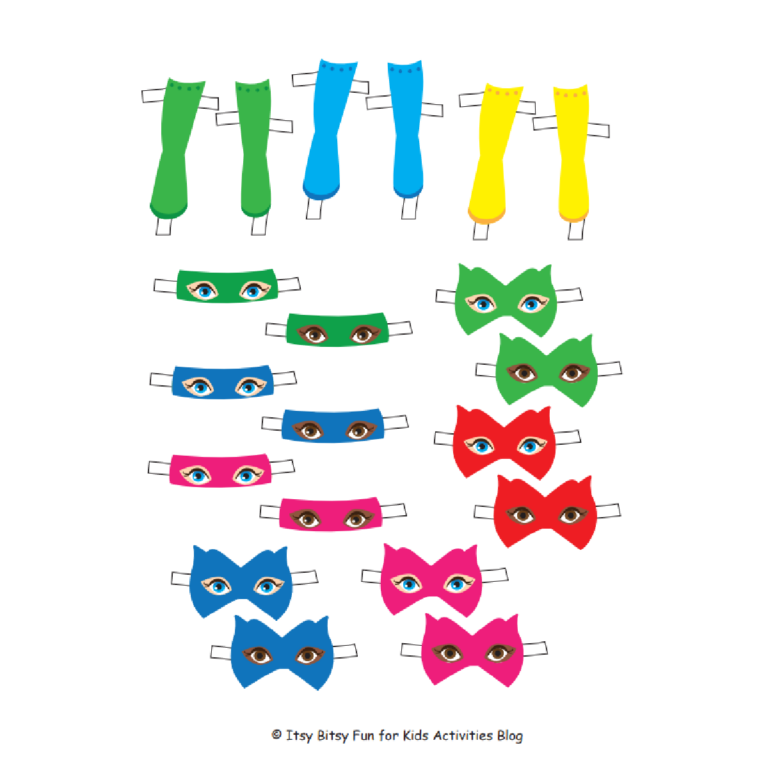 Free Printable Superhero Dress Up Paper Dolls [Girl Version] | Kids ...