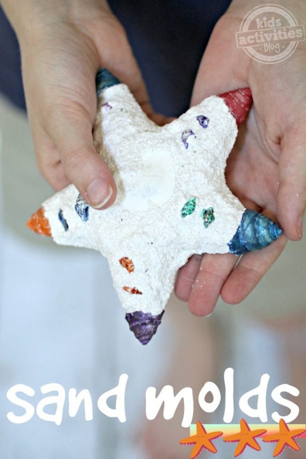 Make Sand and Plaster Beach Molds at Home Easily! |Kids Activities Blog