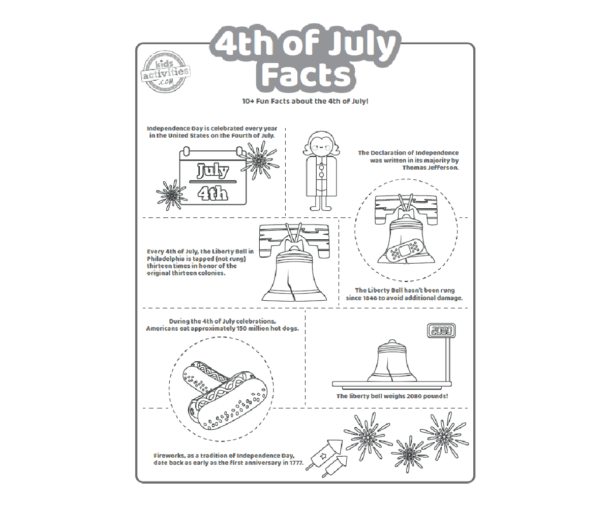 Fun 4th of July Facts For Kids to Print and Learn – ParentingBest.com