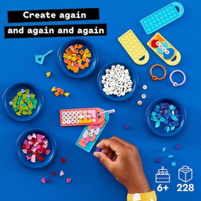 This LEGO Dots Kit Allows Your Kids to Make Bag Tags Just in Time for ...