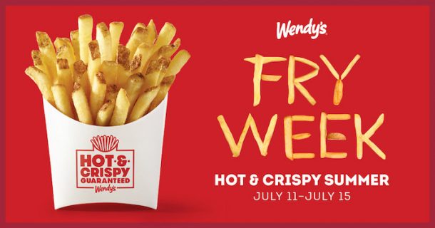Wednesday is Free Fry Day at Wendy's Kids Activities Blog