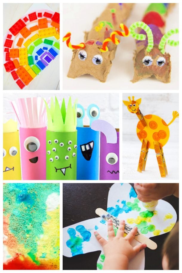 15 Easy & Fun Crafts for 2 Year Olds ? | Kids Activities Blog