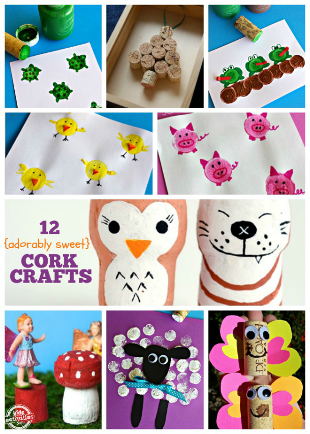 12 Adorable Cork Crafts for Kids | Kids Activities Blog