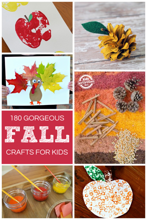 180 Gorgeous Fall Crafts That Your Entire Family Will Love | Kids ...