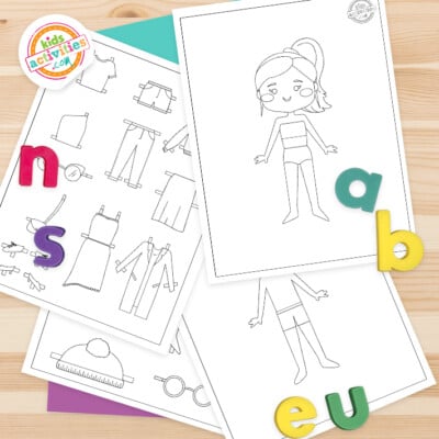 20 Pages of Paper Dolls to Print, Color, Cut & Play | Kids Activities Blog