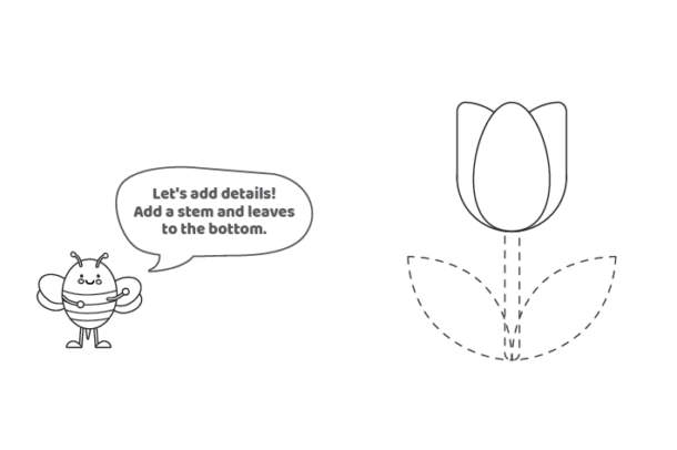 How To Draw A Tulip Easy Printable Lesson For Kids Kids Activities Blog