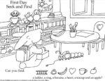 3 Printable Original Back to School Seek and Find Pictures Puzzle ...