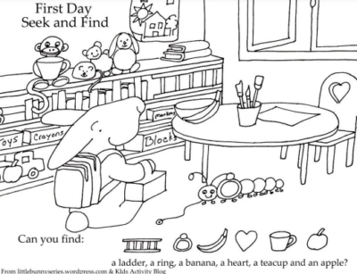 3 Printable Original Back to School Seek and Find Pictures Puzzle ...