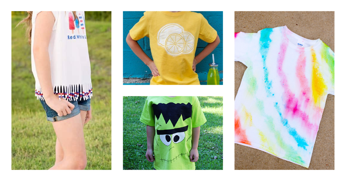 22 Ideas for DIY Kids Shirts: T-Shirt Crafts | Kids Activities Blog