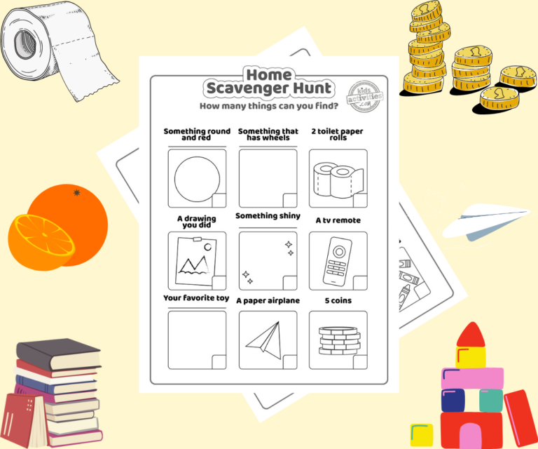 Free Printable Home Scavenger Hunt Kids Activities Blog