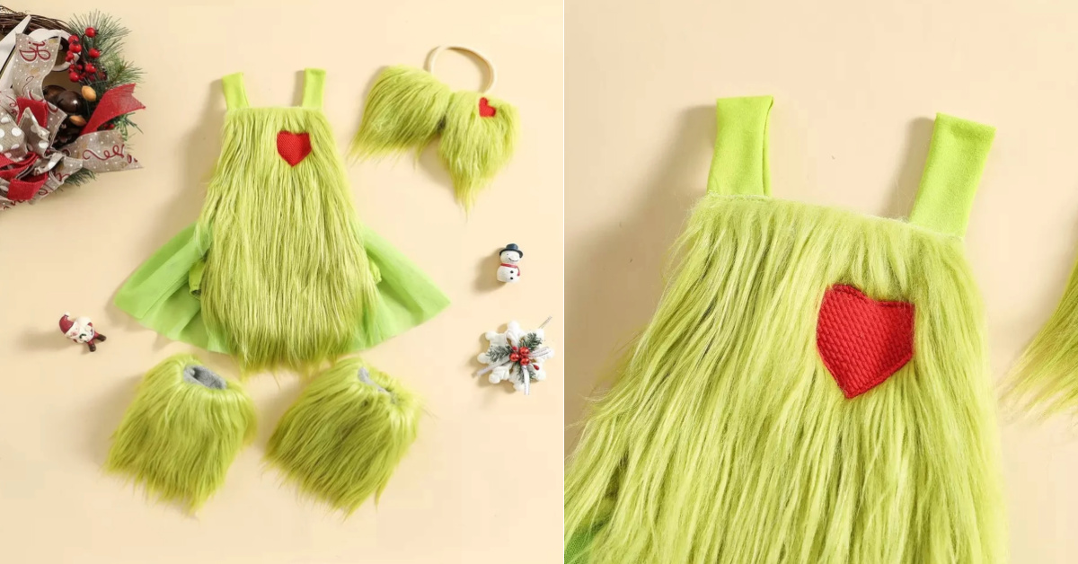 This Grinch Baby Costume Will Have Your Heart Growing Three Sizes Kids ...