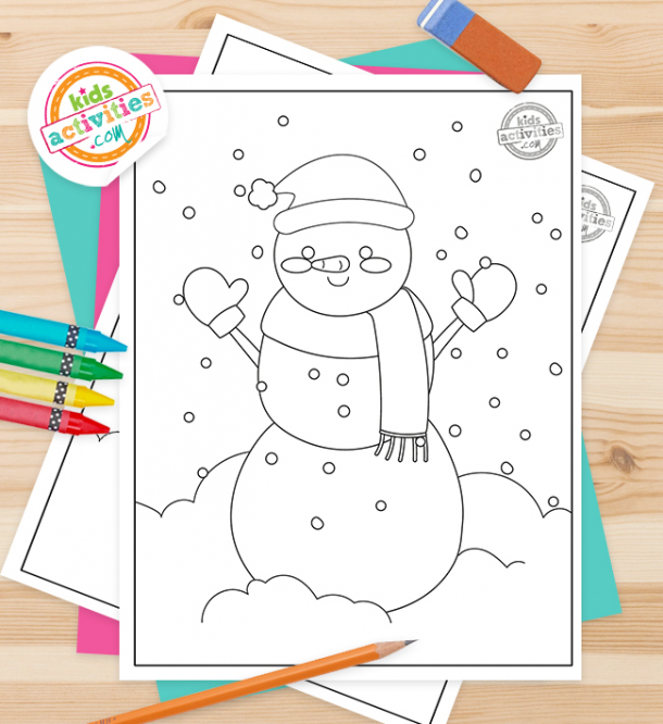 24 Really Fun Snowman Crafts for Kids | Kids Activities Blog