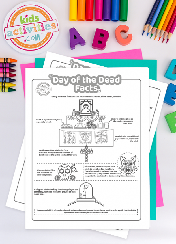 Fun Day Of The Dead Facts For Kids To Print and Learn! Kids Activities Blog