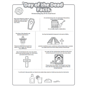 Fun Day Of The Dead Facts For Kids To Print and Learn! Kids Activities Blog