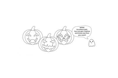 5 Easy Halloween Drawings for Kids with Printable Step by Step Lessons ...