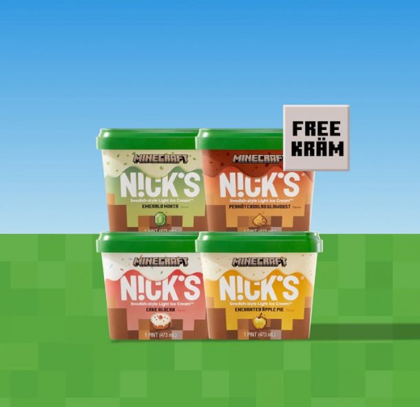 You Can Get Minecraft Ice Cream That You Can Sink your Pickaxe Into ...