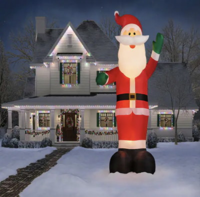 Home Depot is Selling a 20 Foot Inflatable Santa You Can Put in Your ...