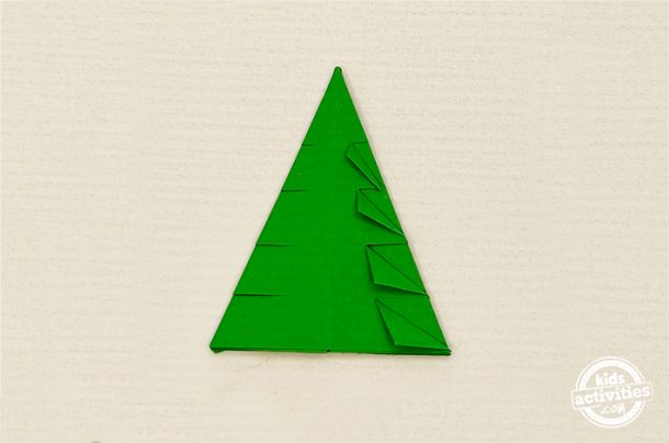 Easy Origami Christmas Tree Kids Can Fold | Kids Activities Blog