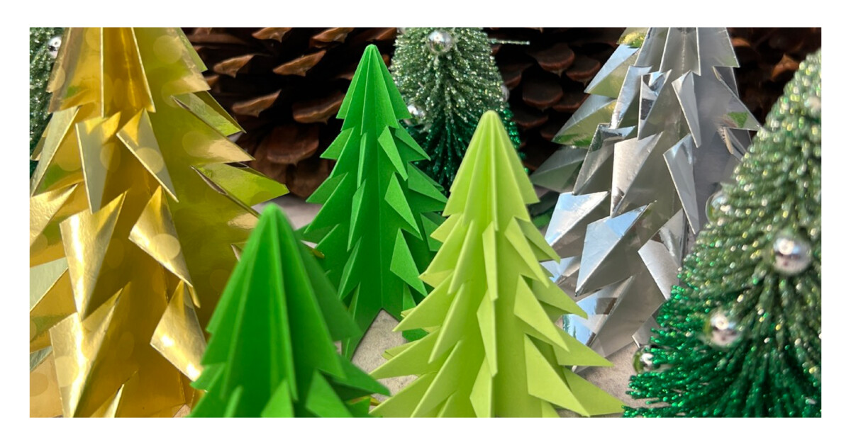 Easy Origami Christmas Tree Kids Can Fold | Kids Activities Blog