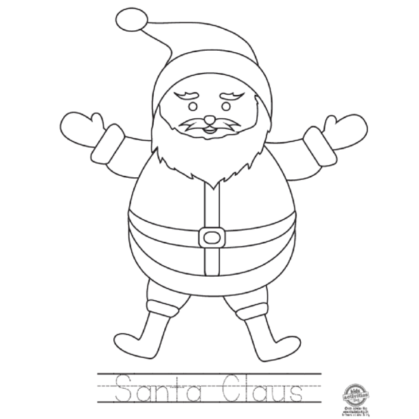 Free Printable Christmas Writing Practice Worksheets | Kids Activities Blog
