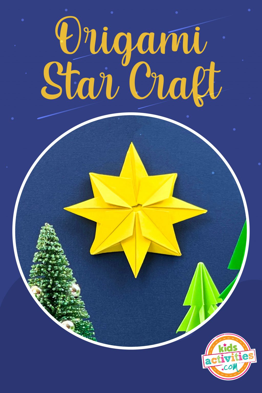 Christmas Origami Stars Craft For Festive Decoration |Kids Activities Blog