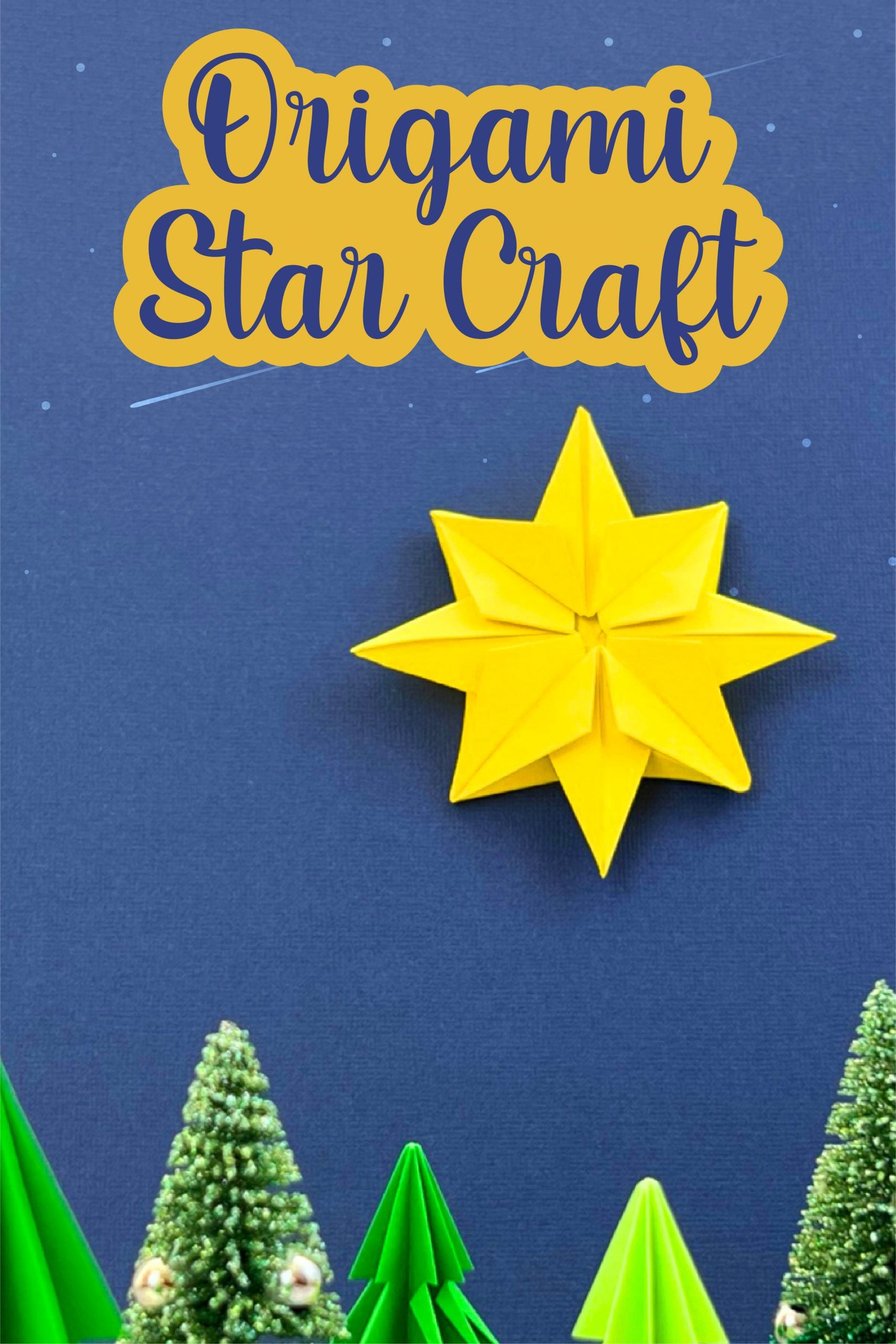 Christmas Origami Stars Craft For Festive Decoration |Kids Activities Blog