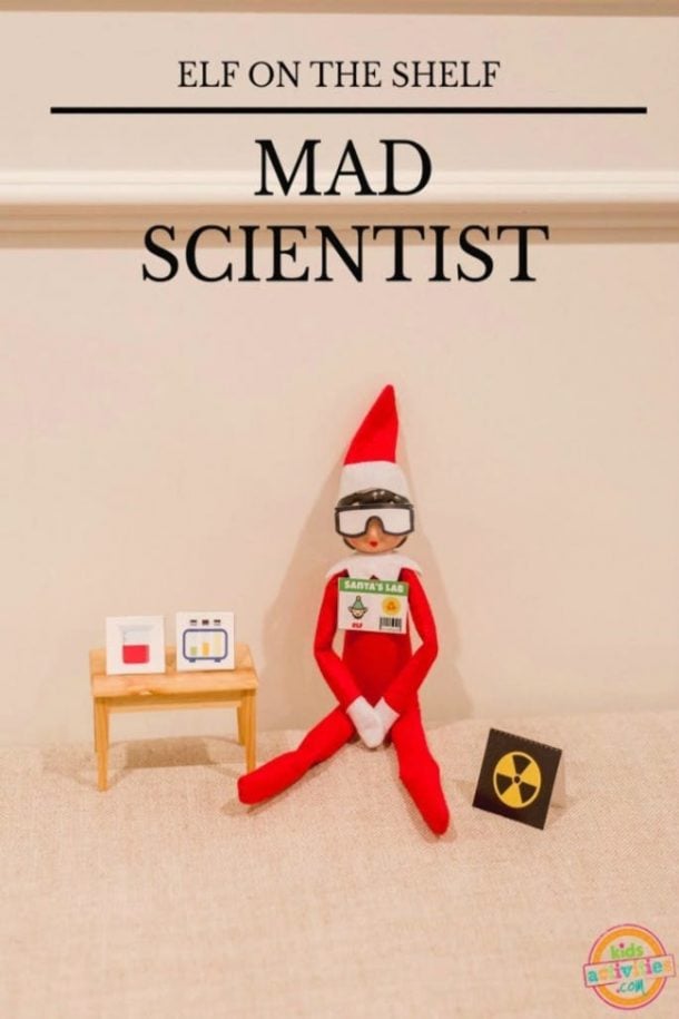 Elf on the Shelf Mad Scientist Fun Christmas Idea | Kids Activities Blog