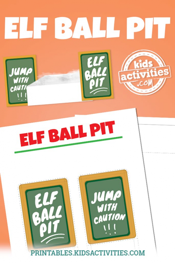 Elf on the Shelf Ball Pit Christmas Idea | Kids Activities Blog