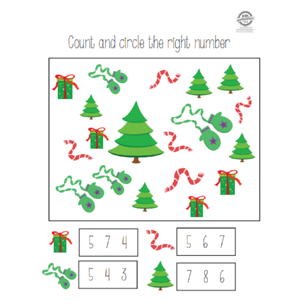 Printable Christmas Activities Pack for Preschool & Kindergarten | Kids ...
