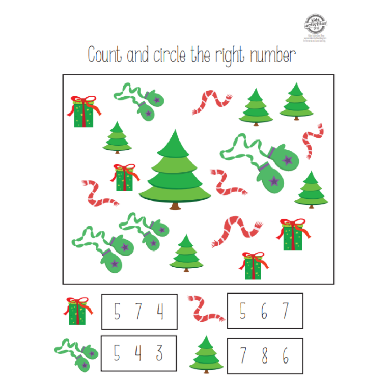 Printable Christmas Activities Pack for Preschool & Kindergarten | Kids ...