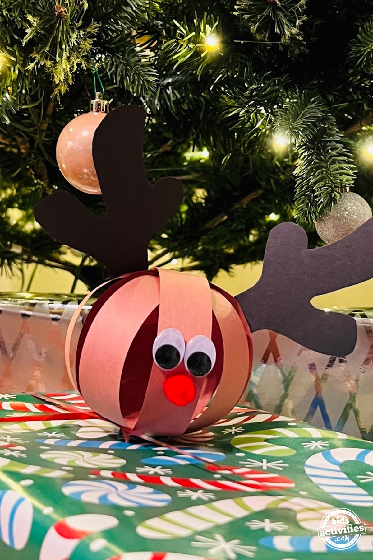Easy Christmas Craft - Rudolph The Red Nose Reindeer Craft - Kids ...