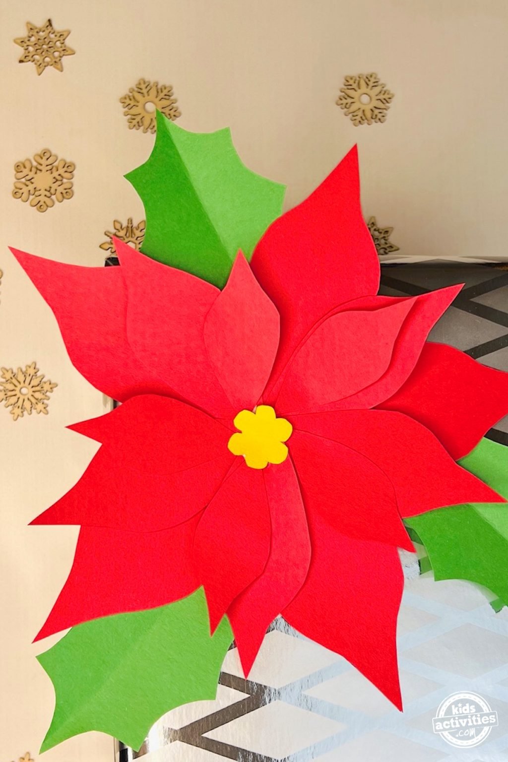 Make A Christmas Craft - Poinsettia Craft | Poinsettia Flower | Kids ...