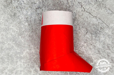 Make Your Own Festive Easy Origami Christmas Stocking You Can Fold ...