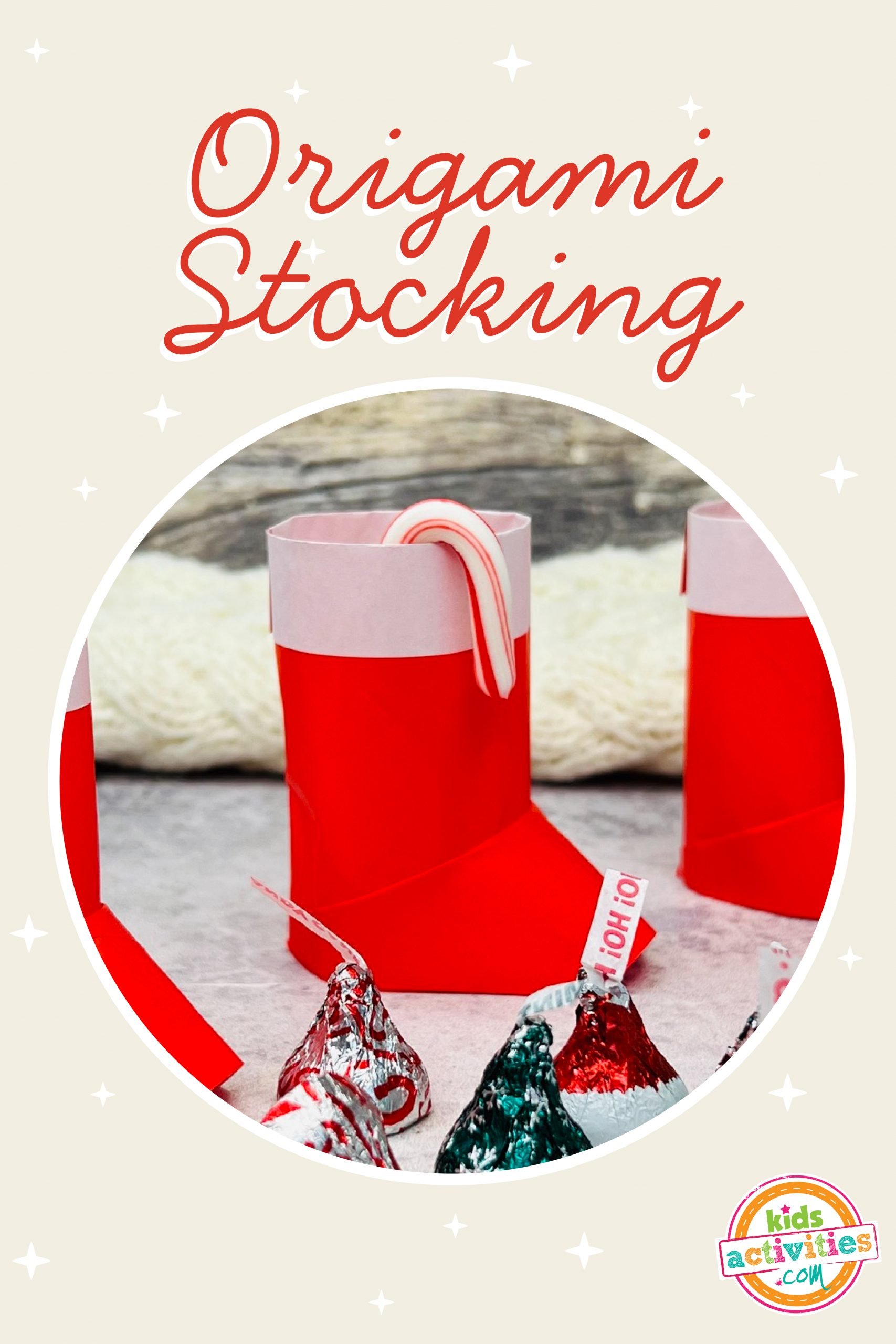 Make Your Own Festive Origami Stocking | Kids Activities Blog
