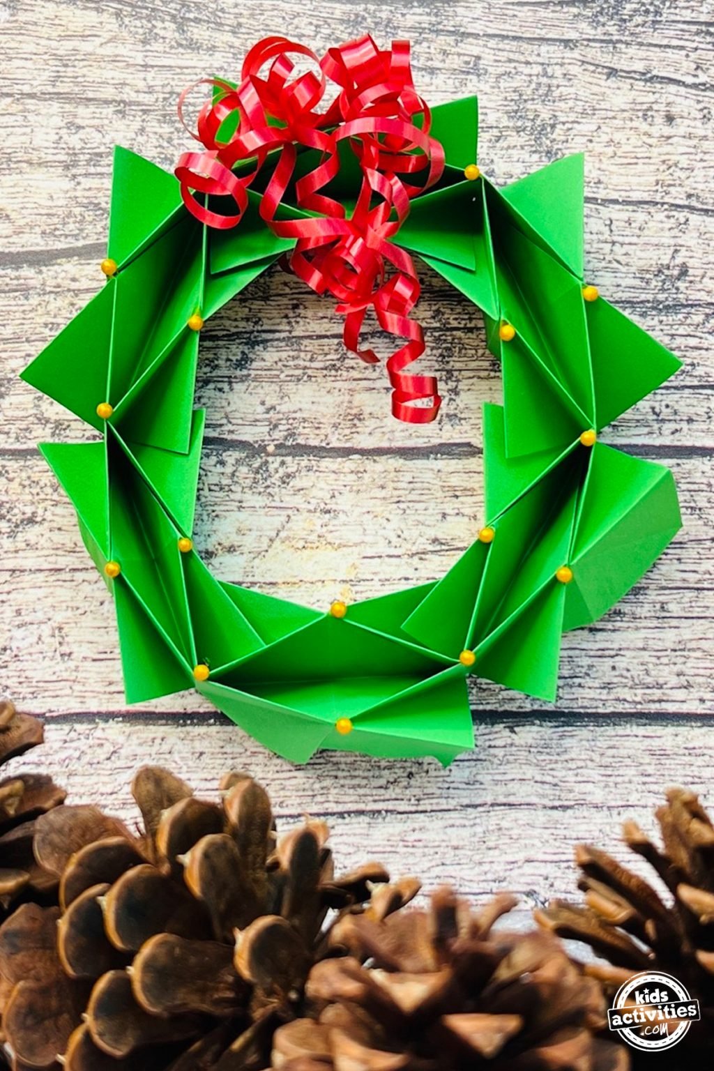 Festive and Easy Christmas Wreath Craft | Kids Activities Blog