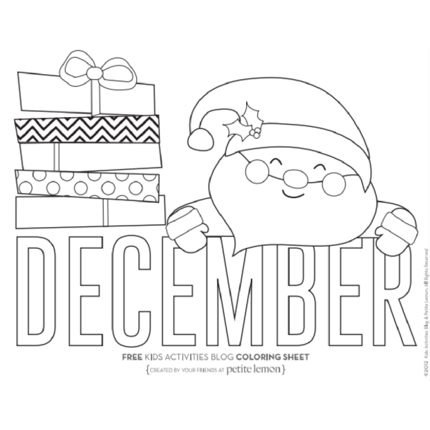 Festive Christmas Coloring Pages for Kids Perfect for December | Kids ...