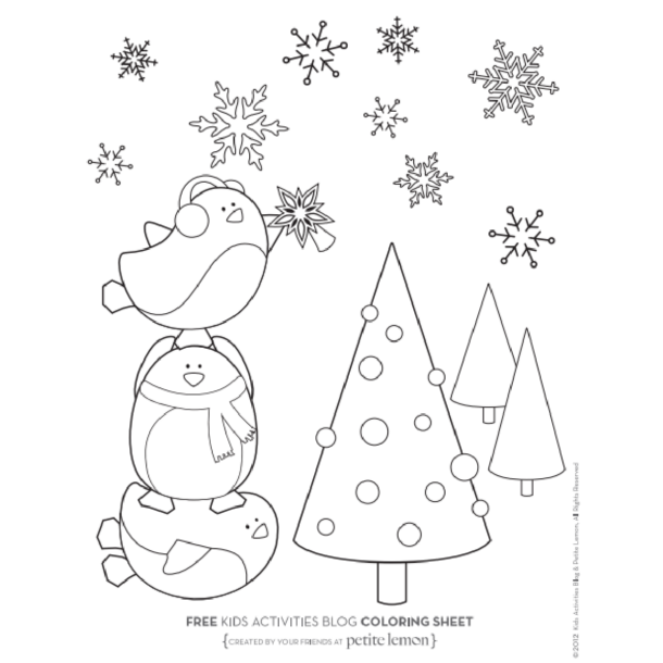 Festive Christmas Coloring Pages for Kids Perfect for December | Kids ...