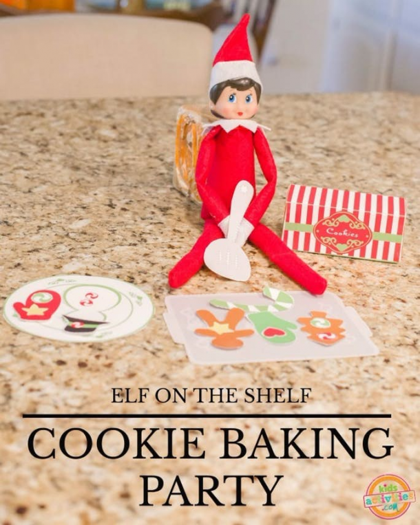 Elf Sized Printable Elf on the Shelf Baking Set Christmas Set | Kids ...