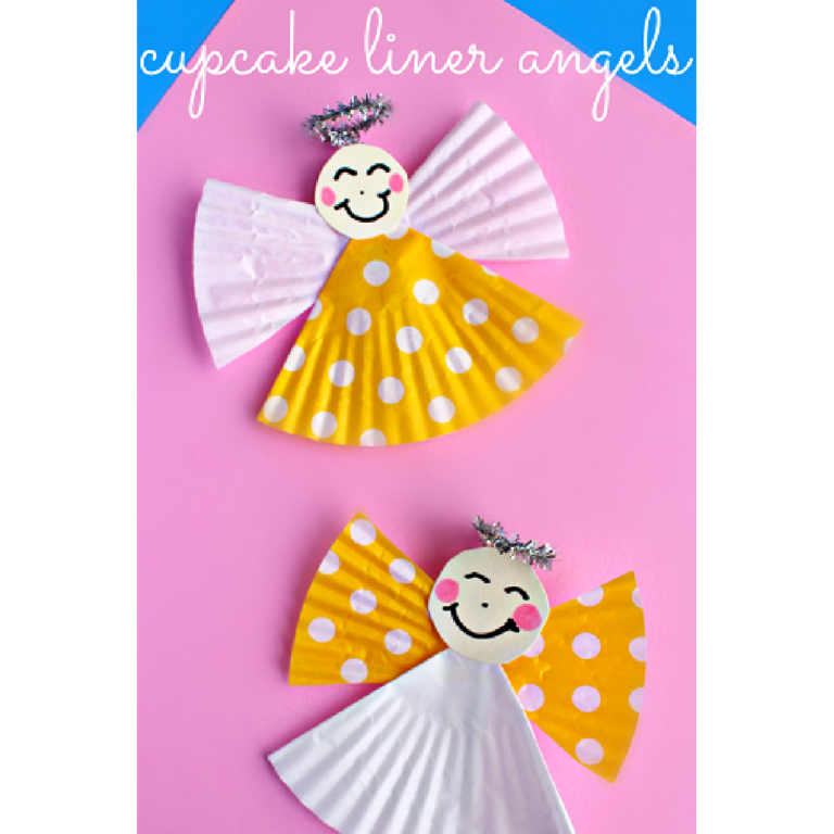 11 Easy Christmas Cupcake Liner Crafts for Kids | Kids Activities Blog
