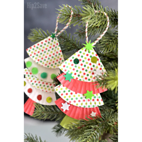 11 Easy Christmas Cupcake Liner Crafts for Kids | Kids Activities Blog