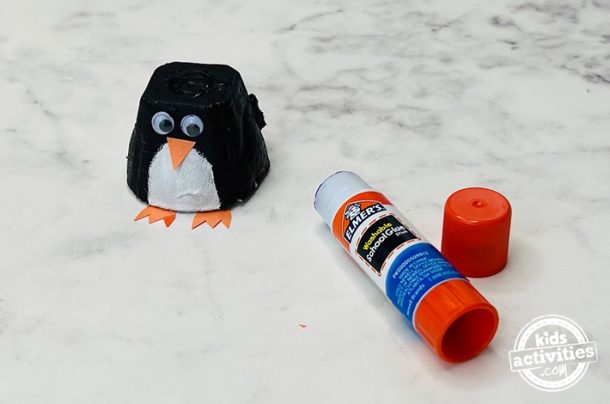 Make A Fun Craft Penguin With An Egg Carton | Kids Activities Blog