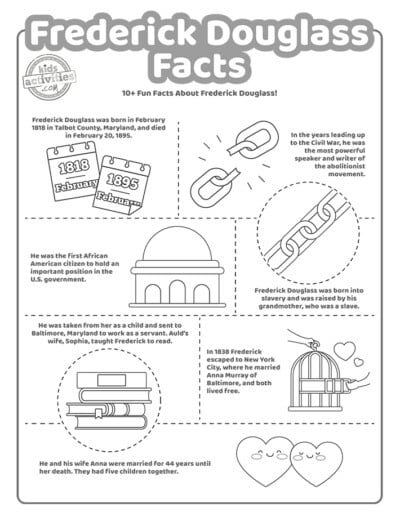 20+ Interesting Frederick Douglass Facts For Kids | Kids Activities Blog