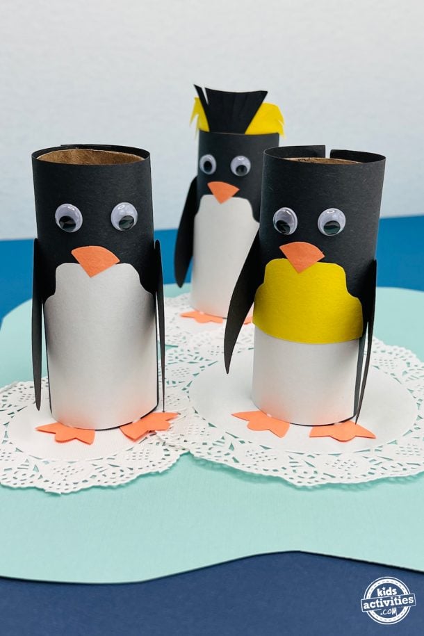 How To Make A Penguin With A Toilet Paper Roll | Kids Activities Blog