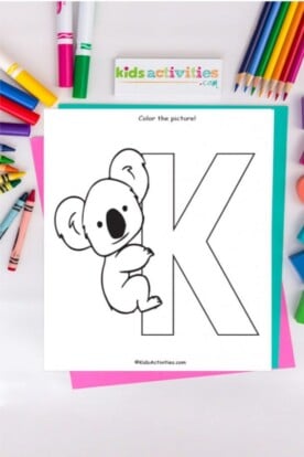 Letter K Craft - K is for Kite! | Kids Activities Blog