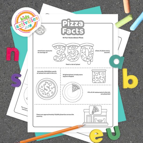 Pizza Facts for Kids that You Can Print! | Kids Activities Blog
