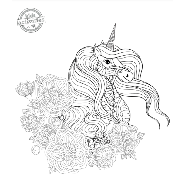 Magical Unicorn Coloring Pages For Kids and Adults | Kids Activities Blog