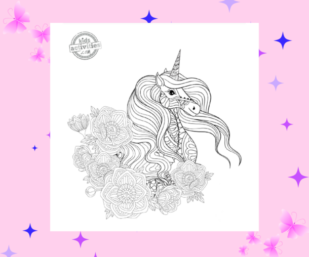 Magical Unicorn Coloring Pages For Kids and Adults | Kids Activities Blog